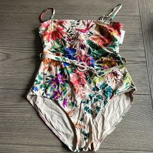 Zimmermann | Swim | Zimmermann Tropicana Chain Belt One Piece Swimsuit ...